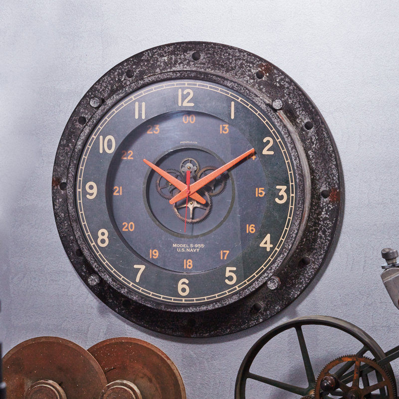 Pendulux Guay Metal Analog Clock | Perigold